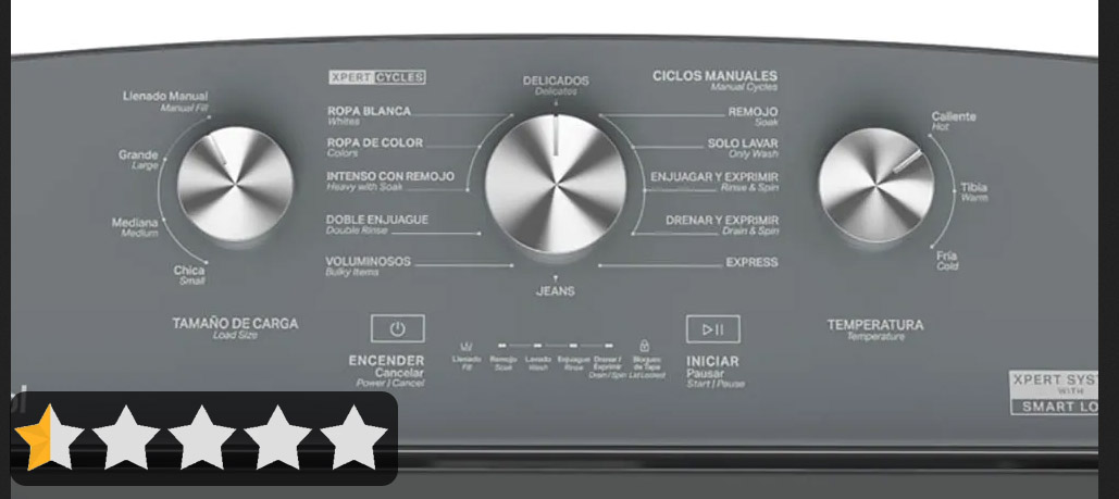 Lavadora Whirlpool Expert System – Mala Idea – Aprendiendo en ...